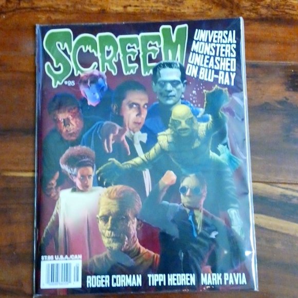 Screem | Office | Screem Magazine 25 The Monsters In The Cover Wolf Man ...